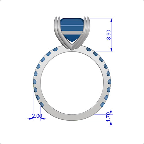 Unique 3d ring model - Cadproof Armenia