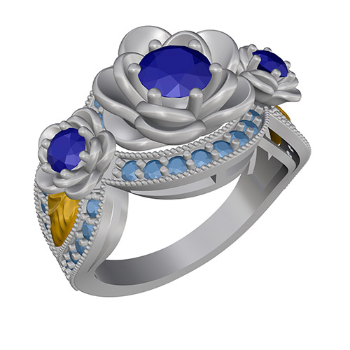 Unique 3d ring model - Cadproof Armenia